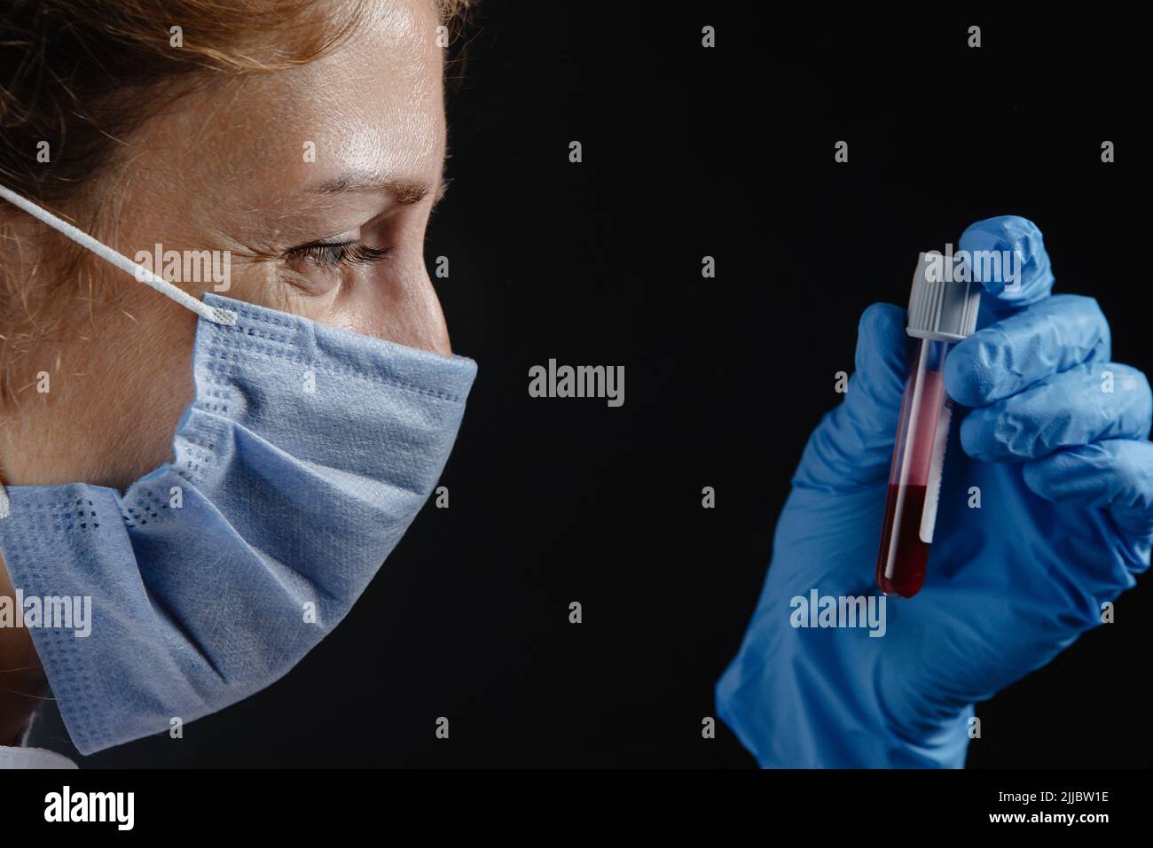Close up laboratory worker holding hi-res stock photography and images ...