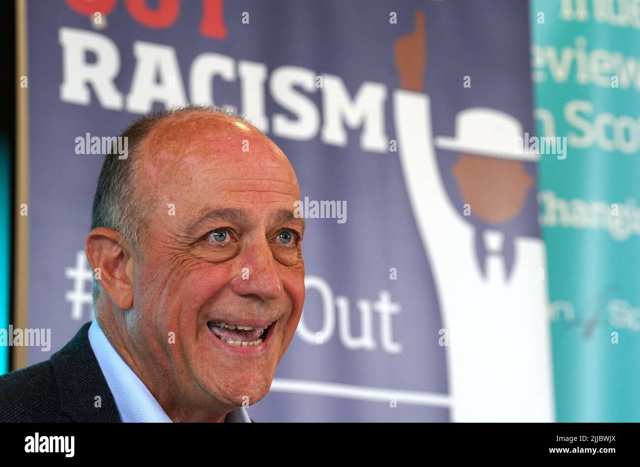 Stewart Harris, Chief Executive of sportscotland during a press ...