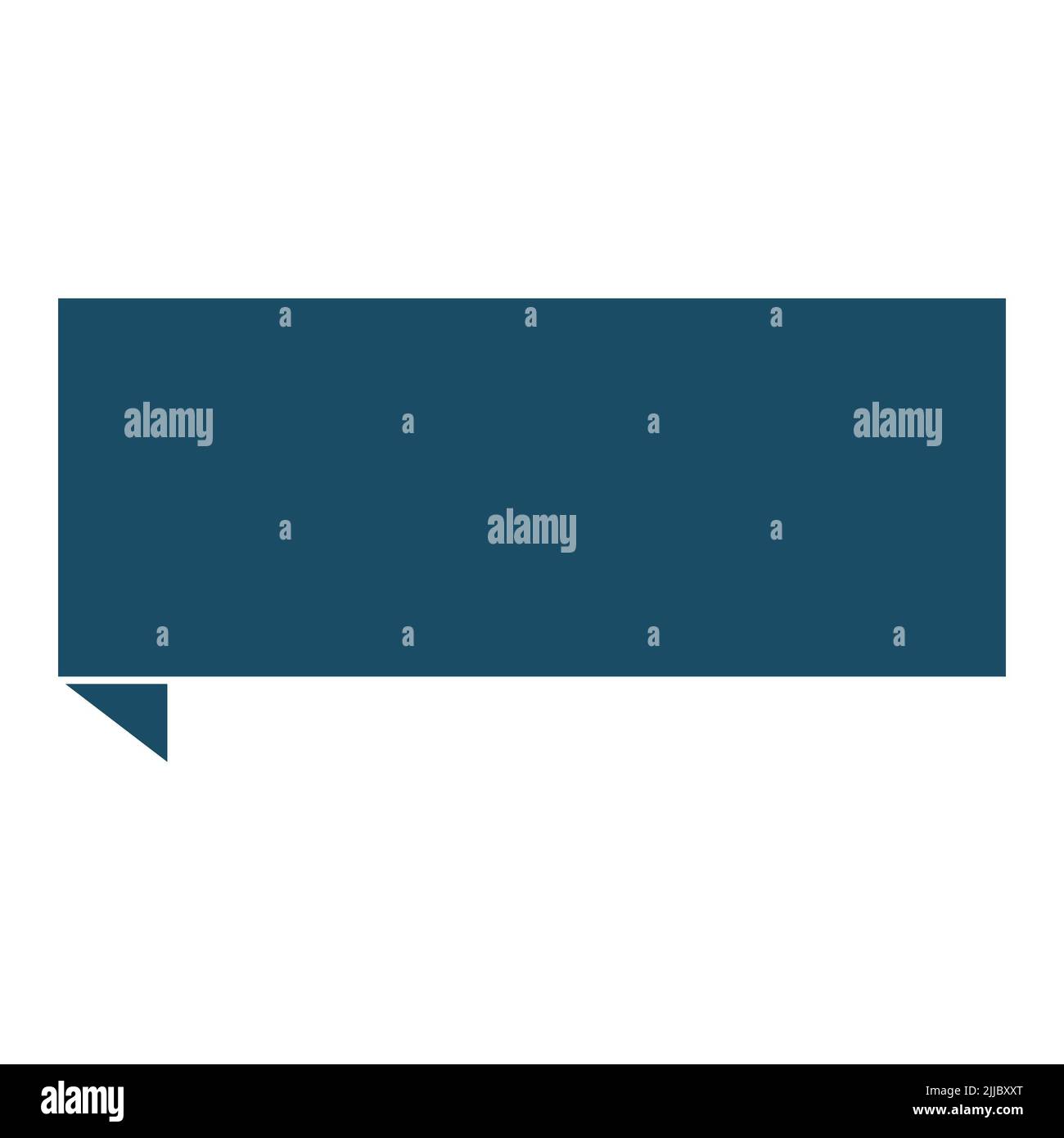 High quality dark blue flat label, ribbon, tag icon. Pictogram ...