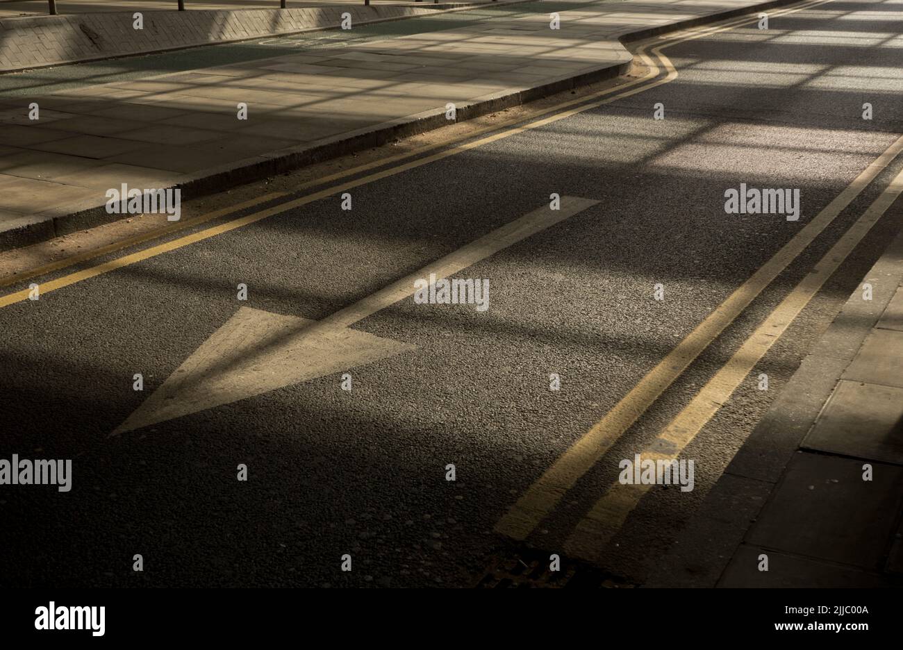 Road signs near London Hospital in Whitechapel, London,England,UK Stock ...