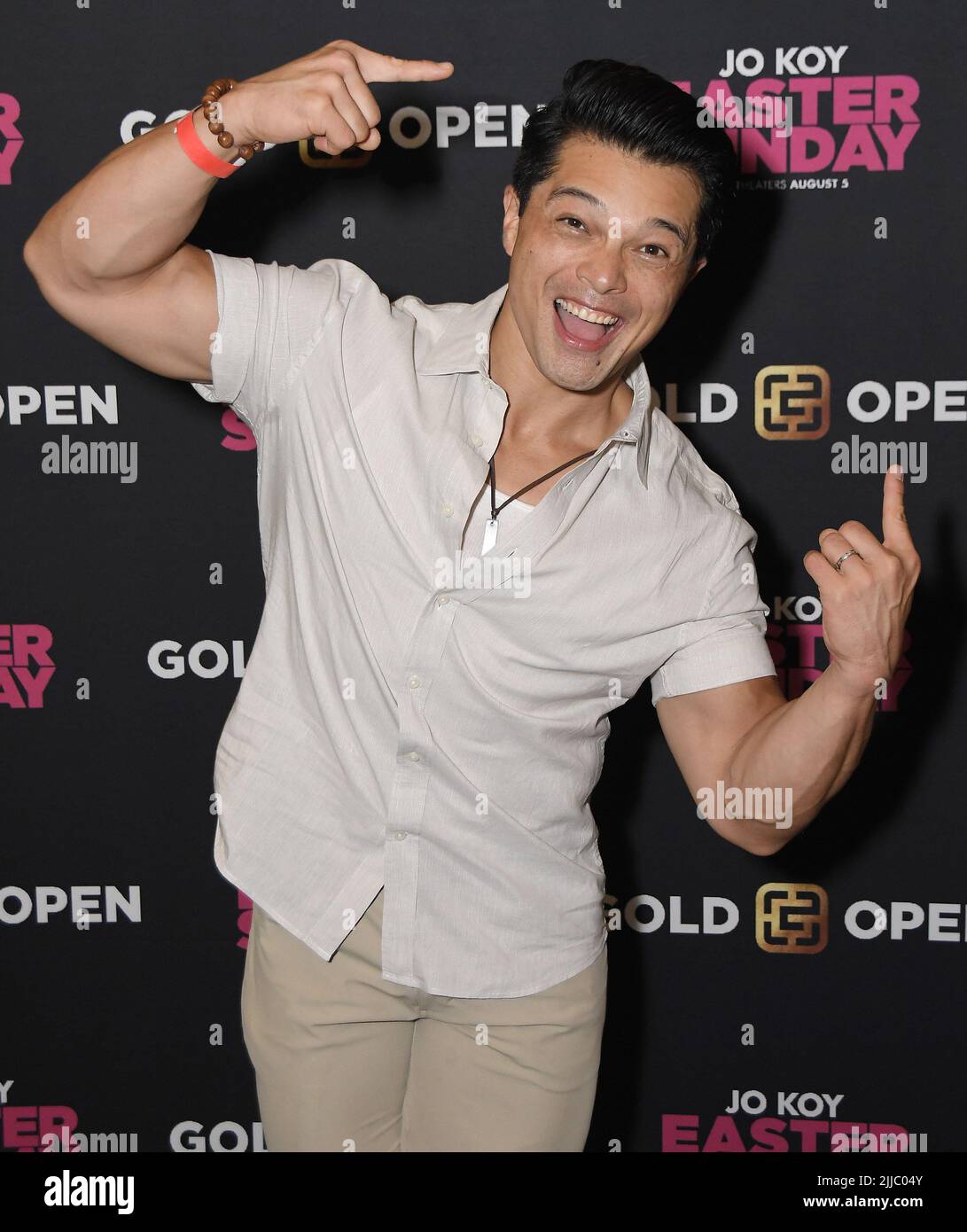 Vincent Rodriguez III at the EASTER SUNDAY The Gold Open VIP Sunday ...
