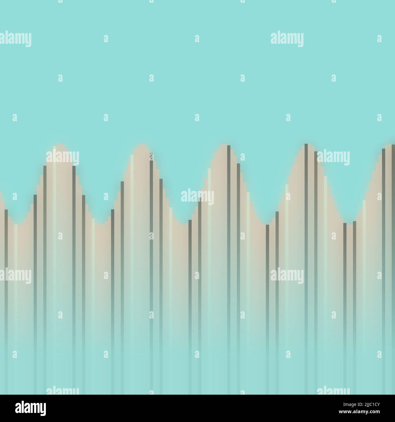 Abstract colorful Illustration of Stylized Sound frequency equalizer ...