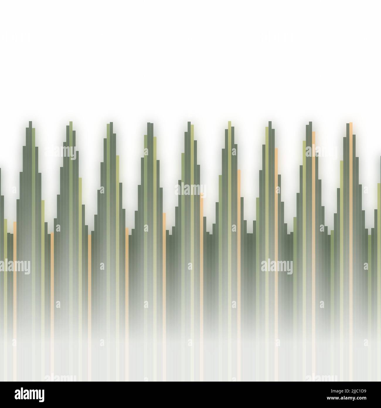Abstract colorful Illustration of Stylized Sound frequency equalizer ...