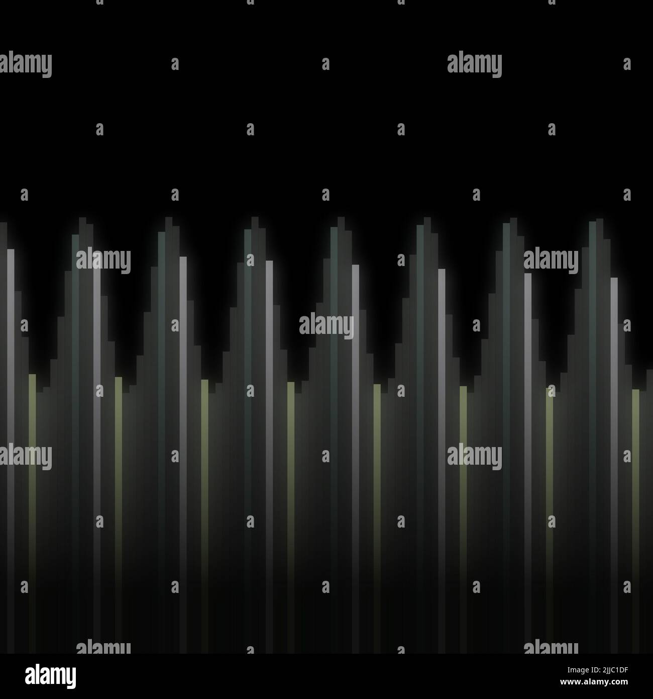 Abstract colorful Illustration of Stylized Sound frequency equalizer ...