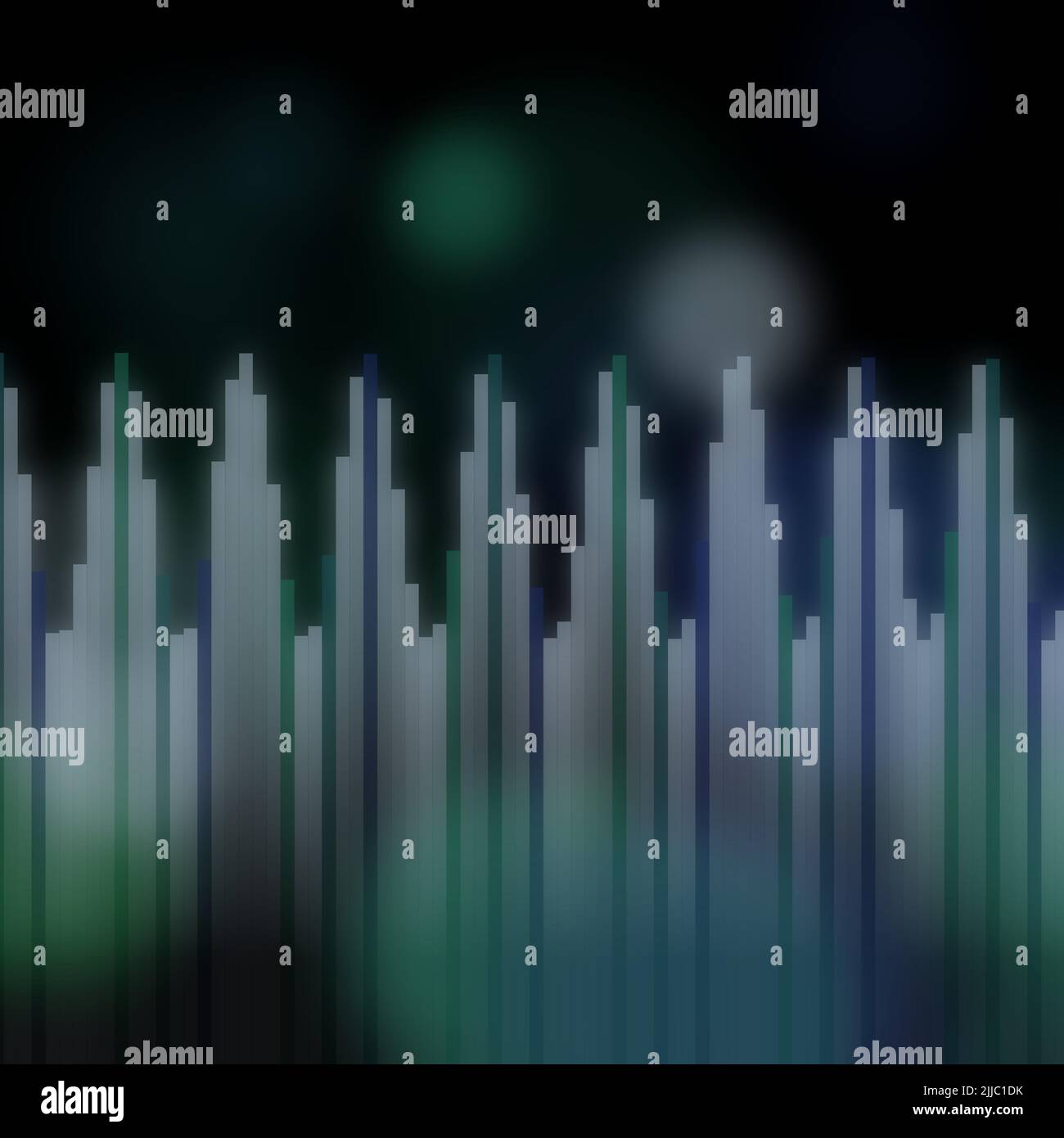 Abstract colorful Illustration of Stylized Sound frequency equalizer ...