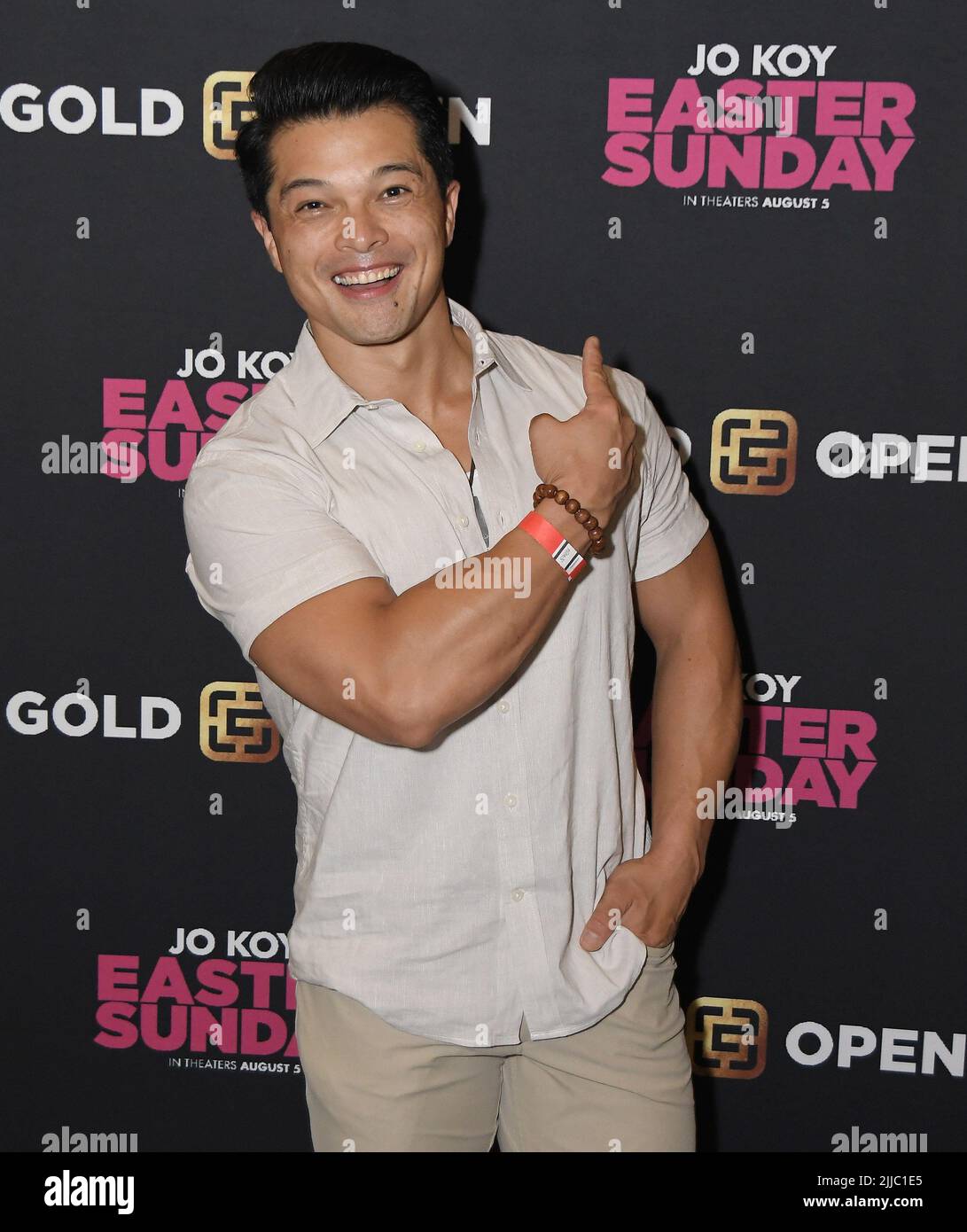 Vincent Rodriguez III at the EASTER SUNDAY The Gold Open VIP Sunday ...