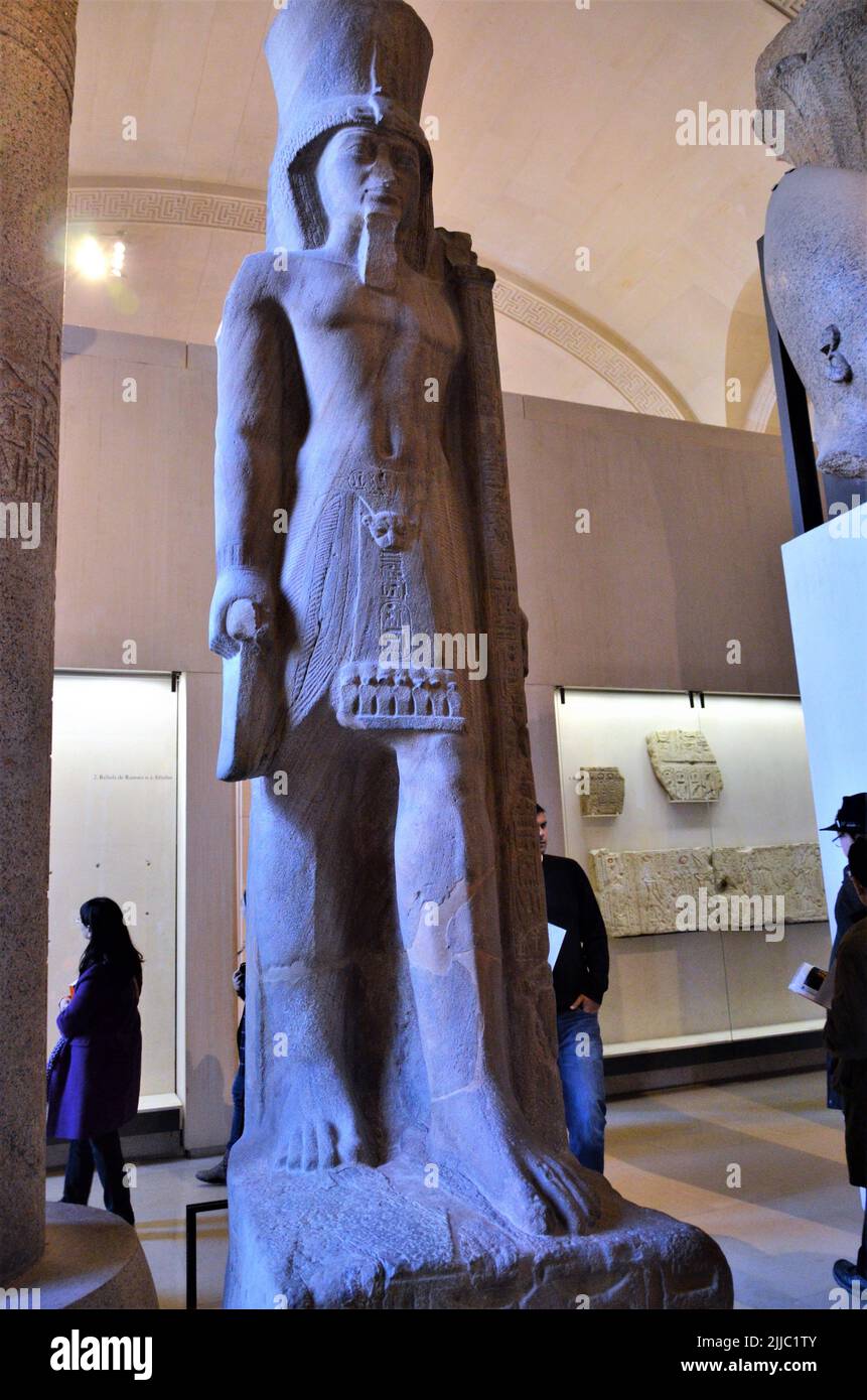 Paris, France 03.25.2017: interior of a famous museum of Paris Stock ...