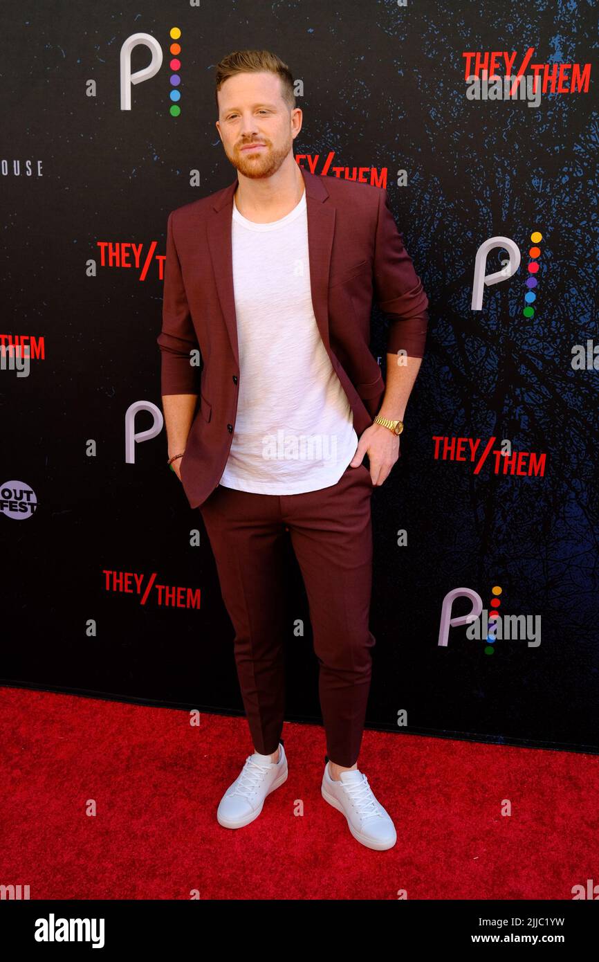 Boone Platt arrives at the premiere of 'They/Them' at 2022 Outfest ...