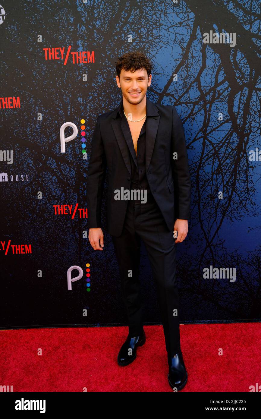Cooper Koch arrives at the premiere of 'They/Them' at 2022 Outfest ...