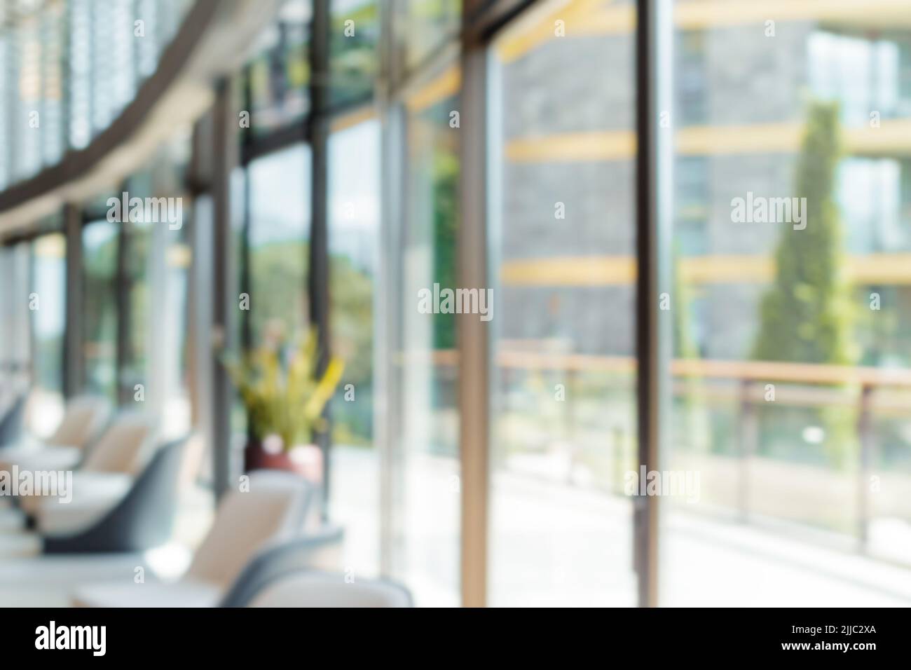 Blurred office interior space background Stock Photo - Alamy