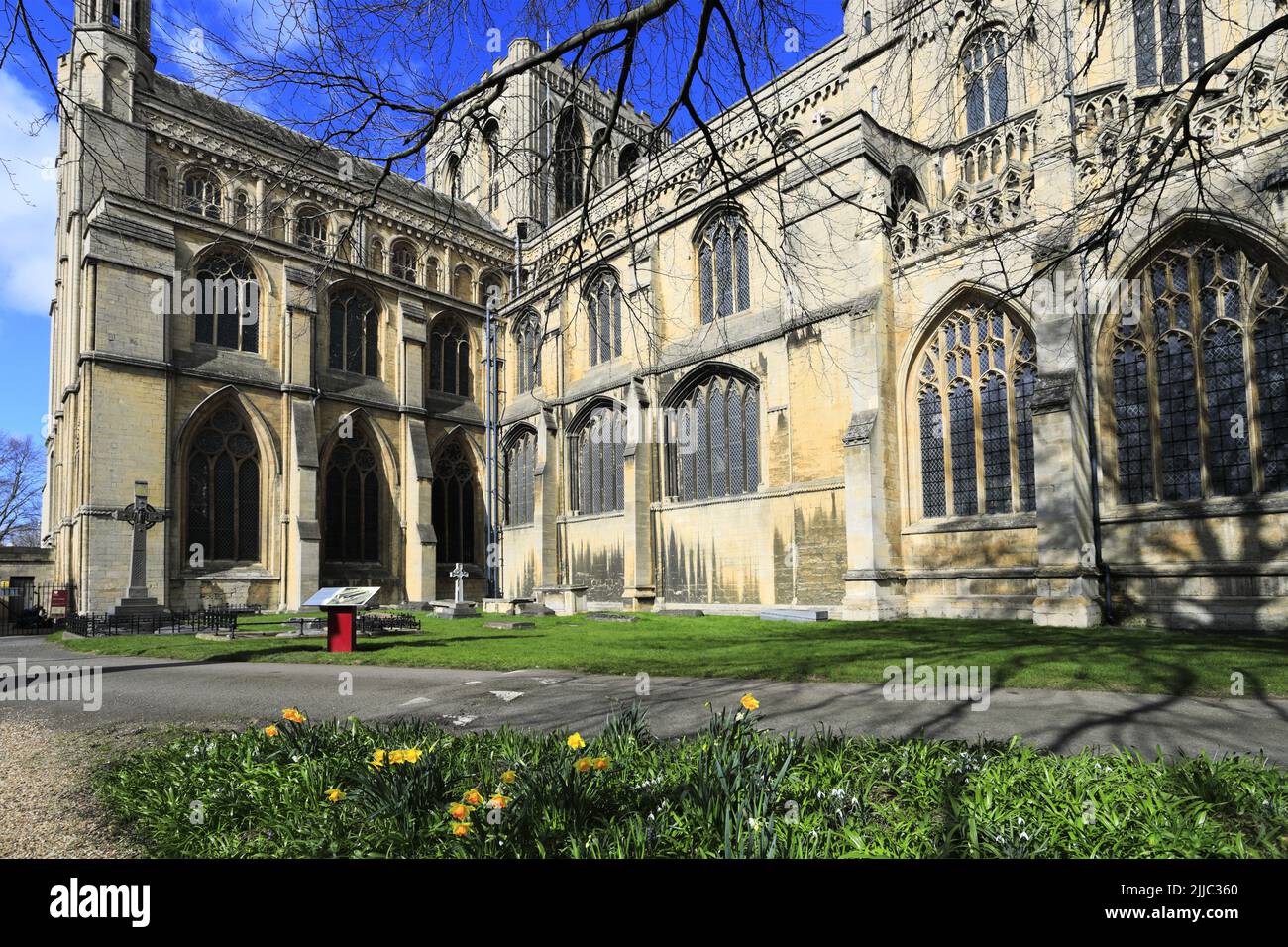 Spring peterborough cathedral hi-res stock photography and images - Alamy