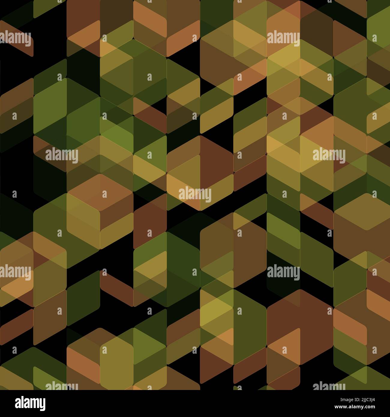 Abstract decorative illustration of hexagon and triangular Grid shape ...