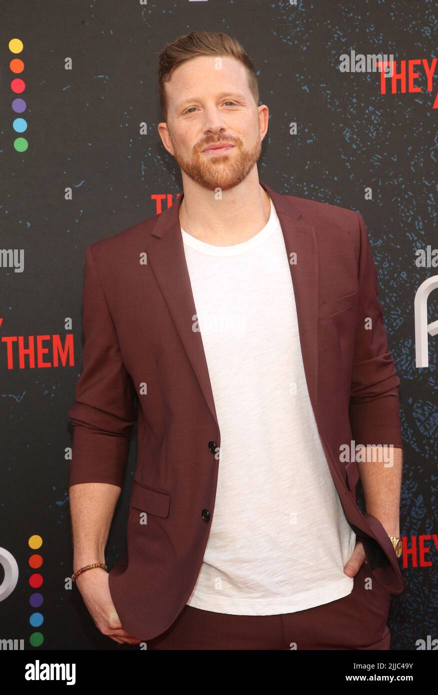 Los Angeles, Ca. 24th July, 2022. Boone Platt. at the 2022 Outfest Los ...