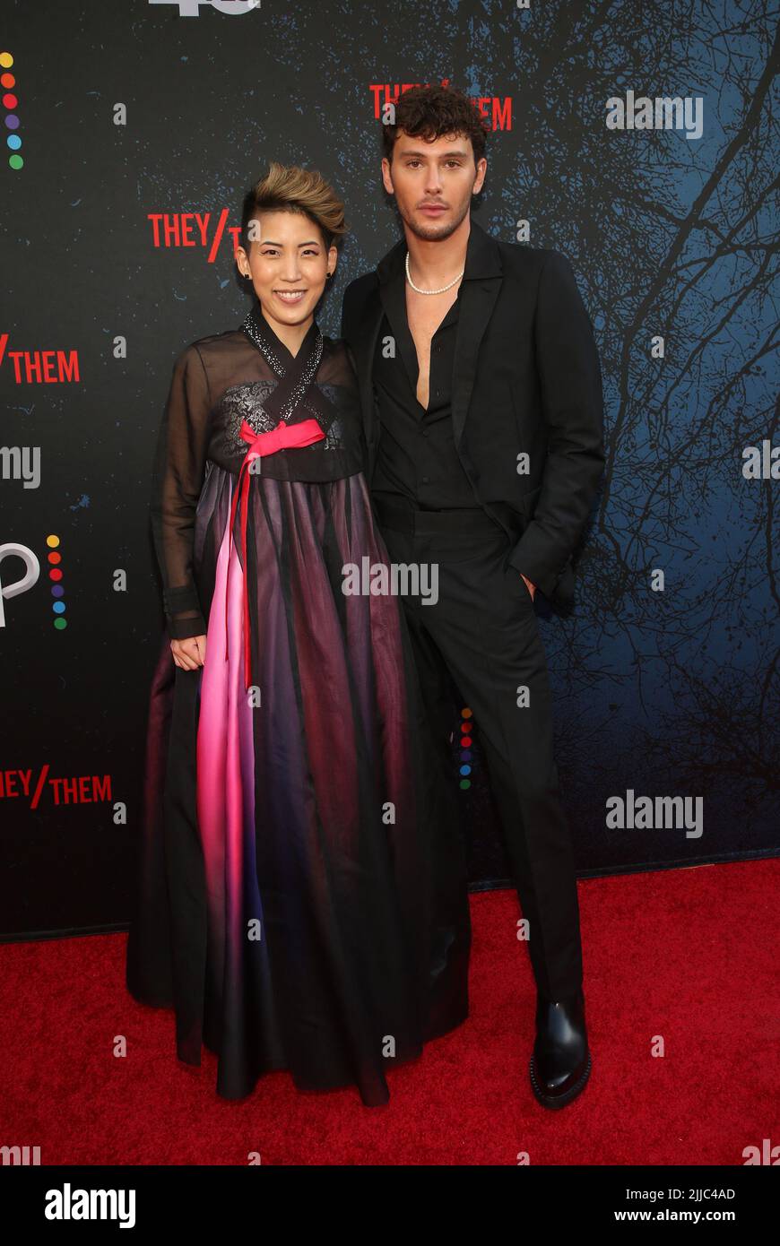 Los Angeles, Ca. 24th July, 2022. Monique Kim, Cooper Koch. at the 2022 ...