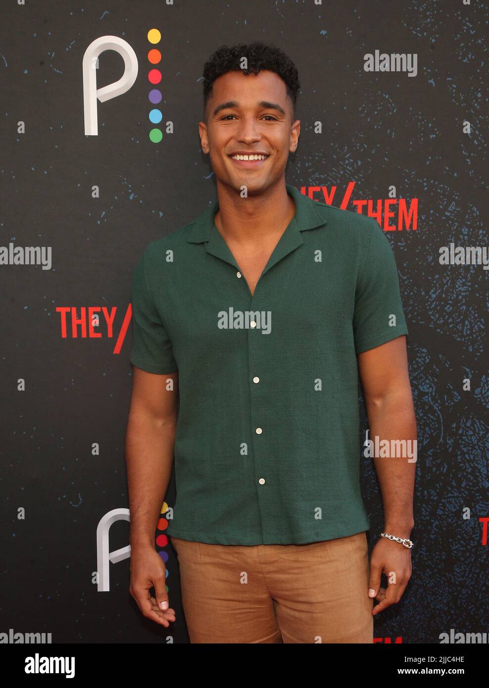 Los Angeles, Ca. 24th July, 2022. Devin Way. at the 2022 Outfest Los ...