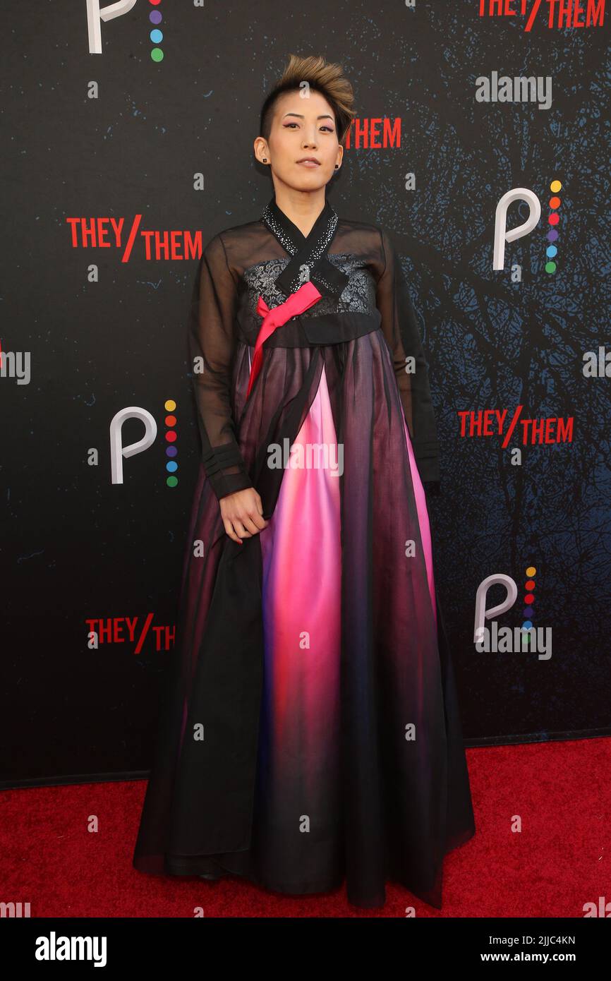Los Angeles, Ca. 24th July, 2022. Monique Kim. at the 2022 Outfest Los ...