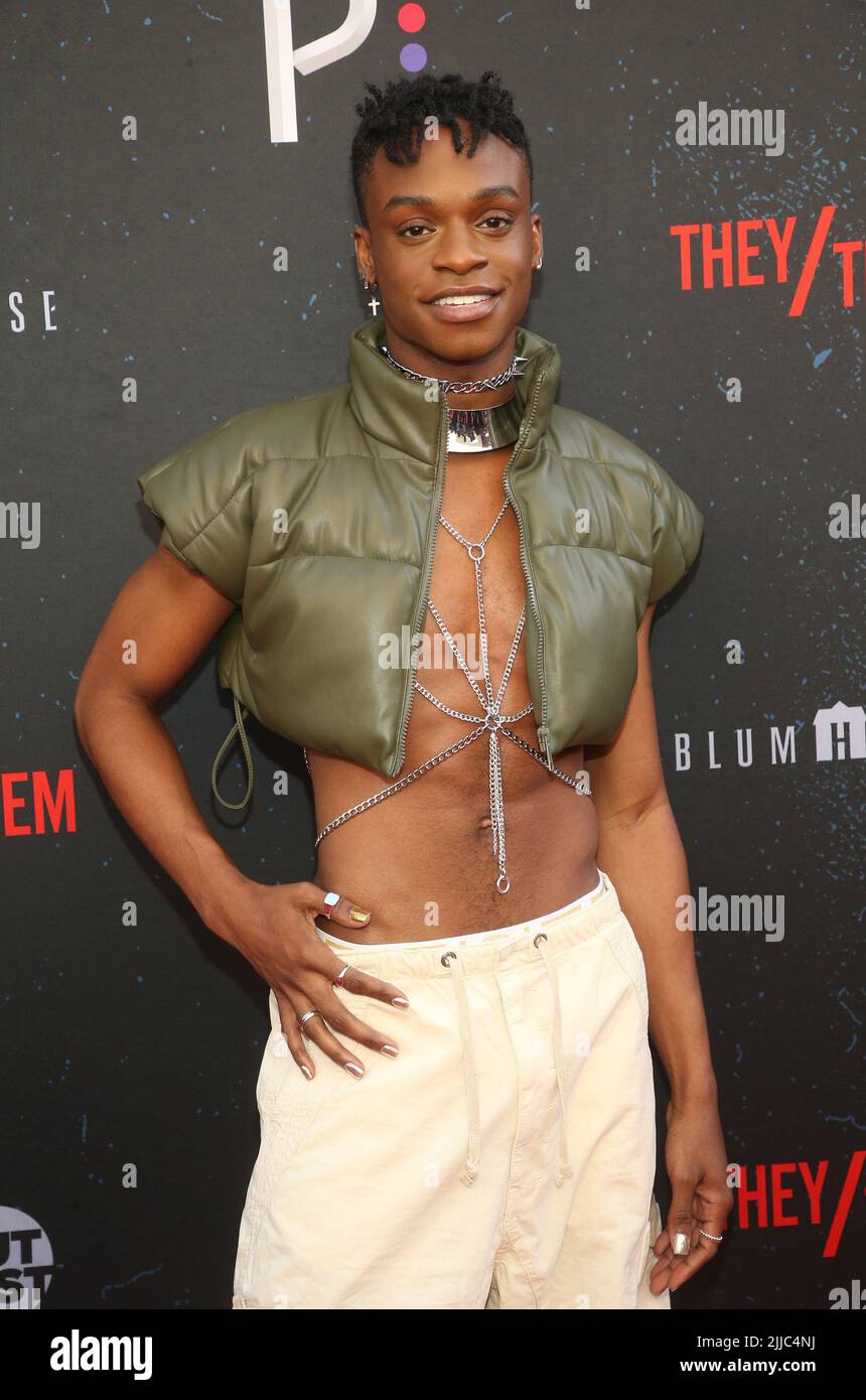 Los Angeles, Ca. 24th July, 2022. Austin Crute. at the 2022 Outfest Los ...