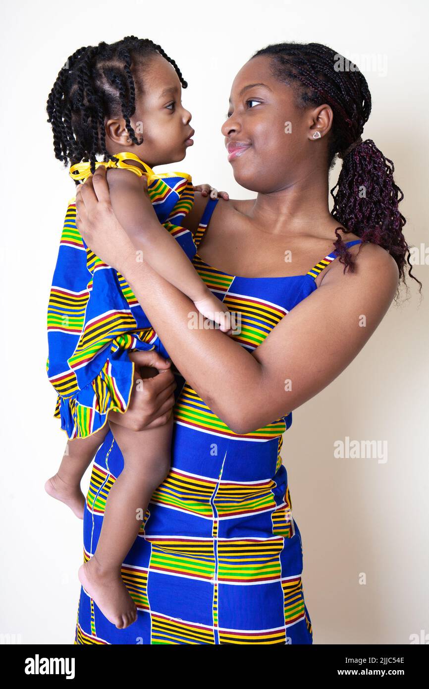 Traditional Ghanaian Fashion. Bright Kente fabrics from Ghana, West ...