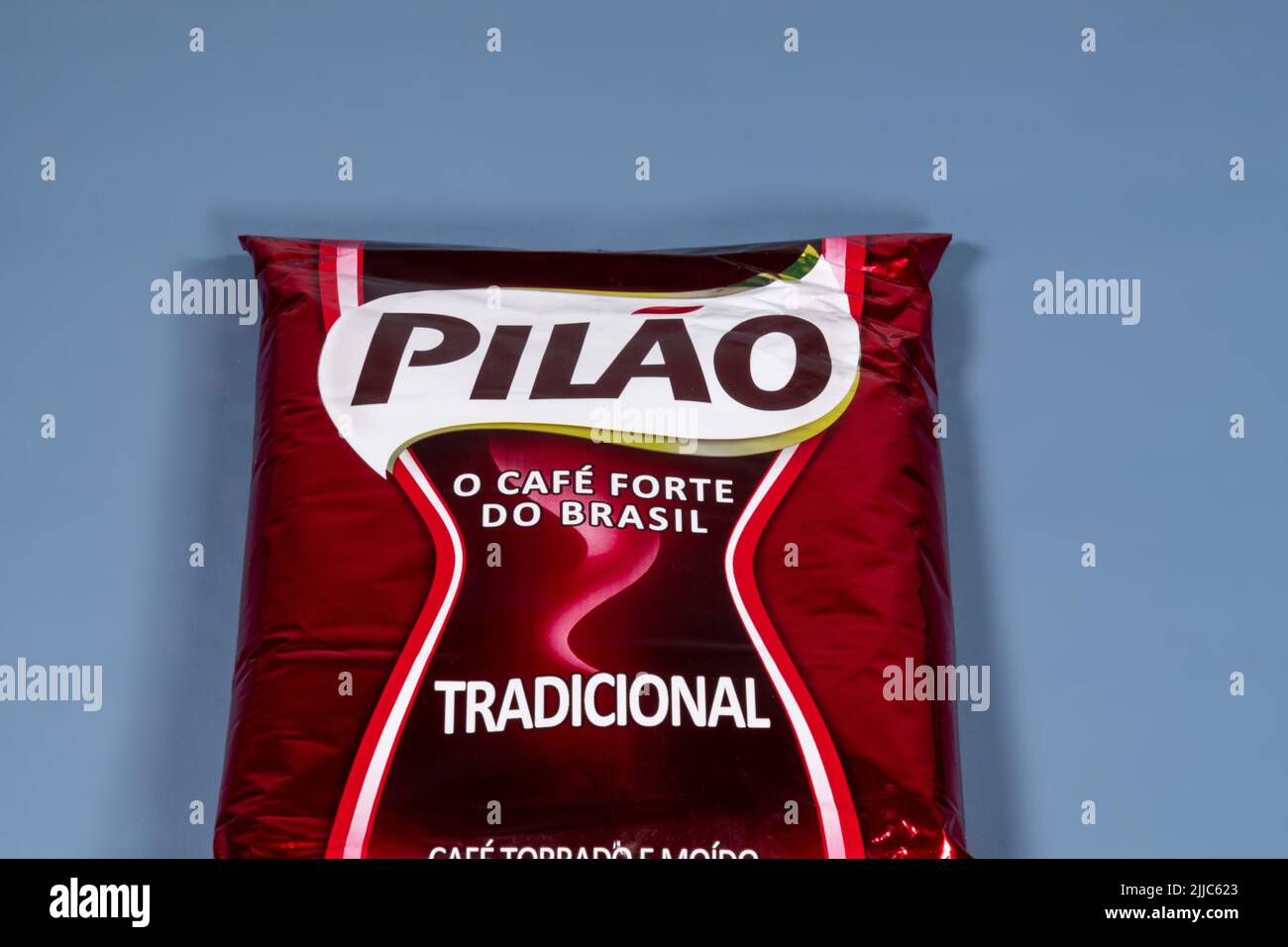 Rio, Brazil - may 22, 2022: package of ground and packed brazilian ...