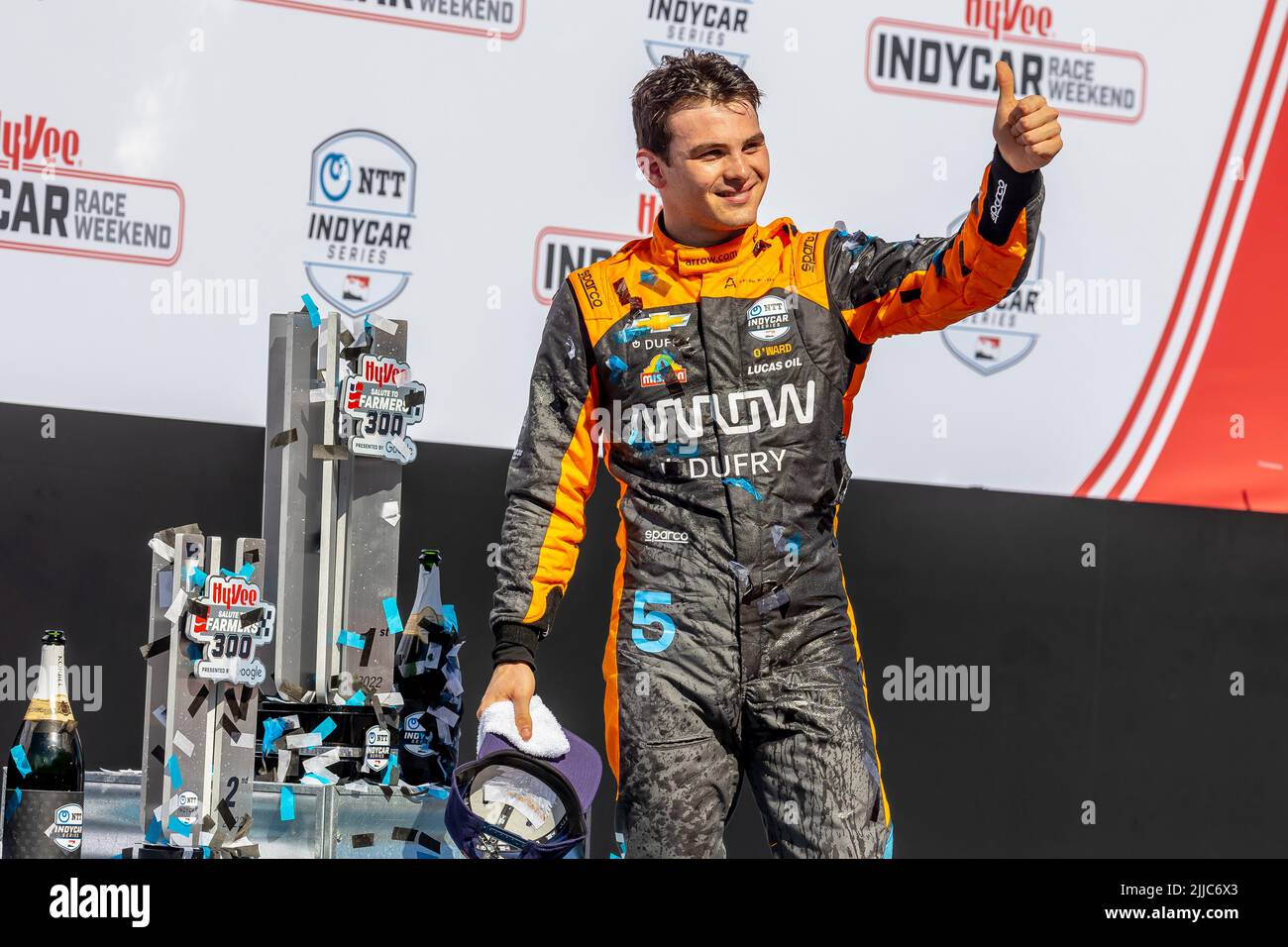 Newton, IA, USA. 24th July, 2022. PATO OWARD (5) of Monterey, Mexico ...