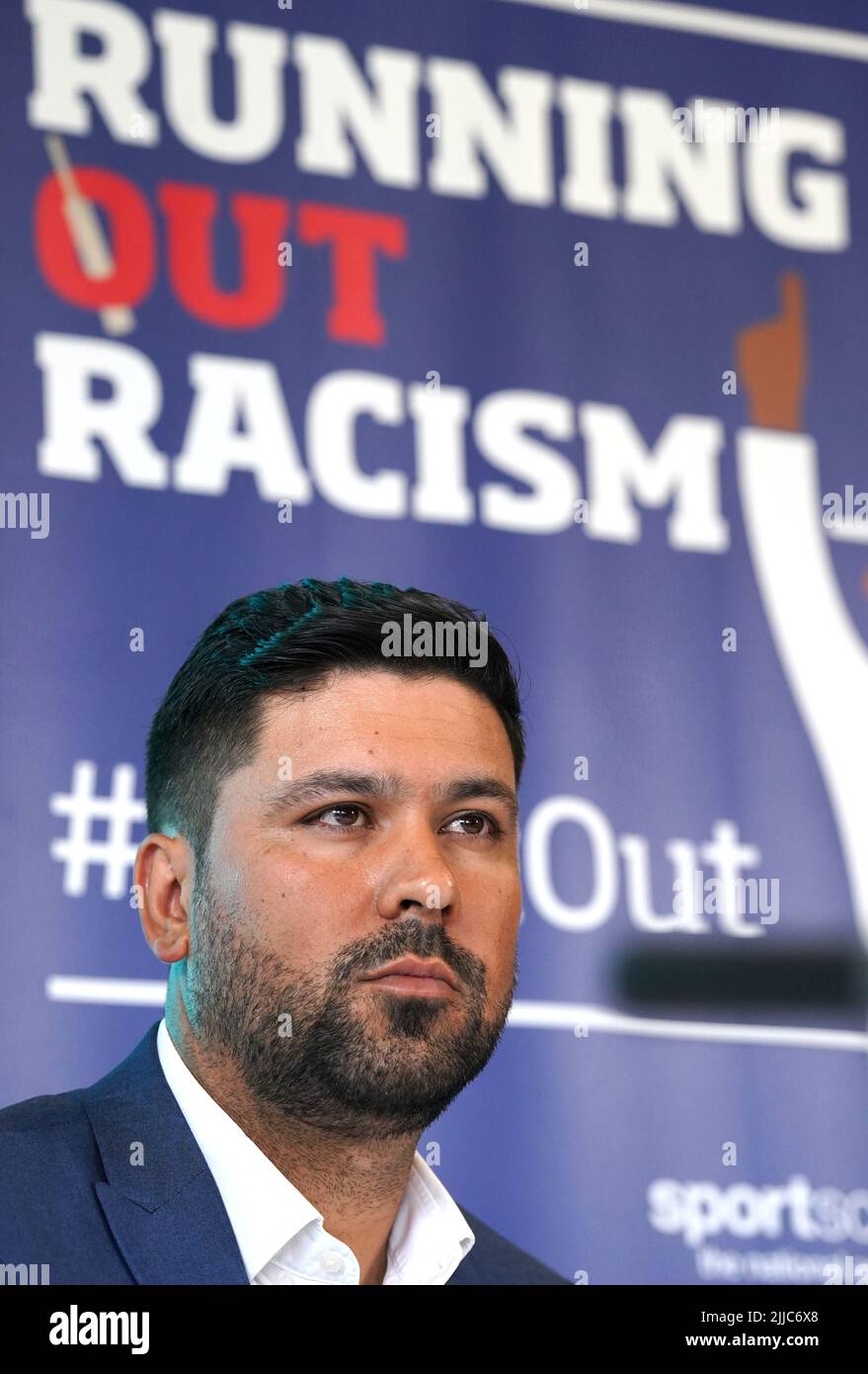 Qasim Sheikh during a press conference at Stirling Court Hotel ...