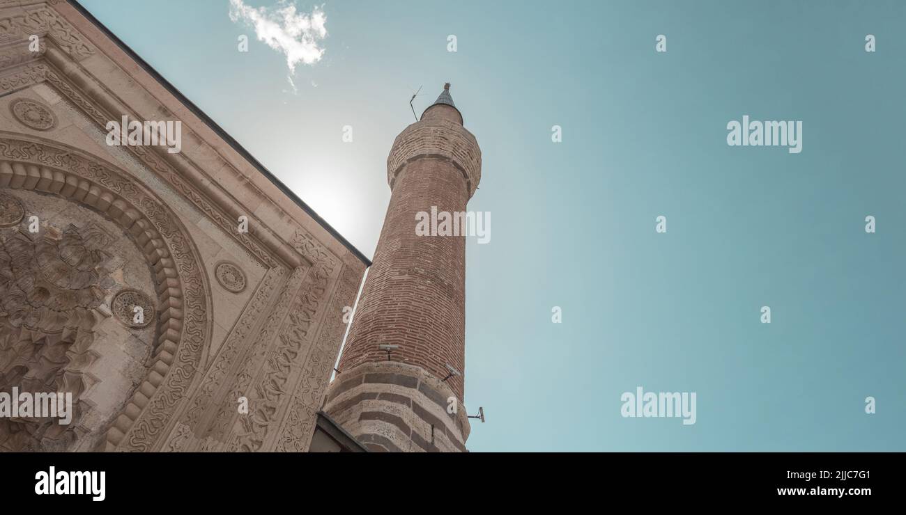 Esrefoglu Mosque and sky. From Turkey Beysehir Stock Photo - Alamy