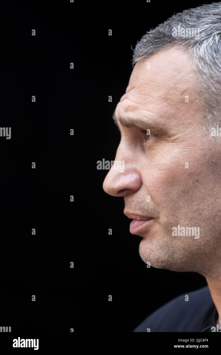 KYIV, UKRAINE - Jul. 06, 2022: Vitali Klitschko is a Ukrainian ...