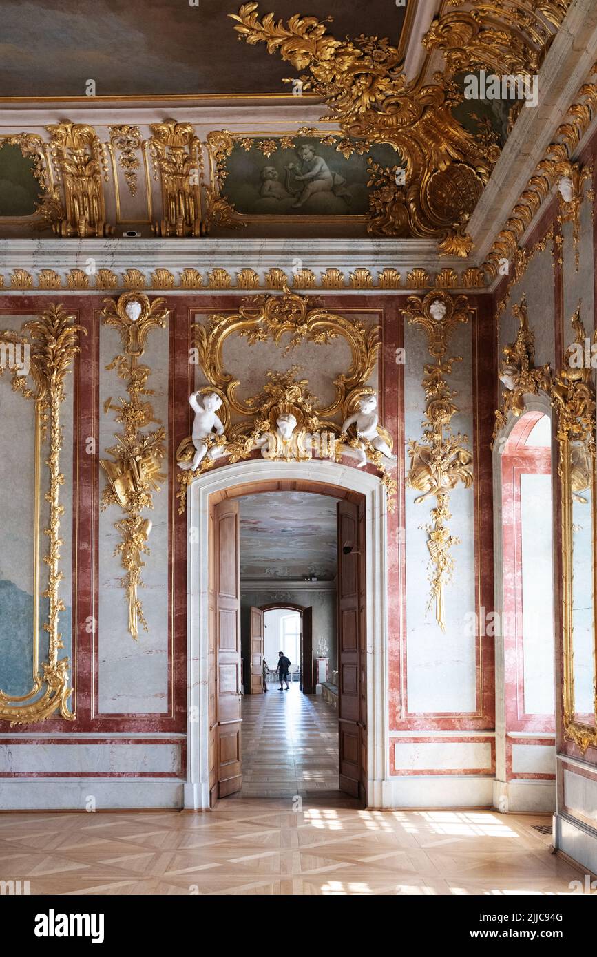 Rundale Palace Latvia, a restored 18th century Baroque architecture ...