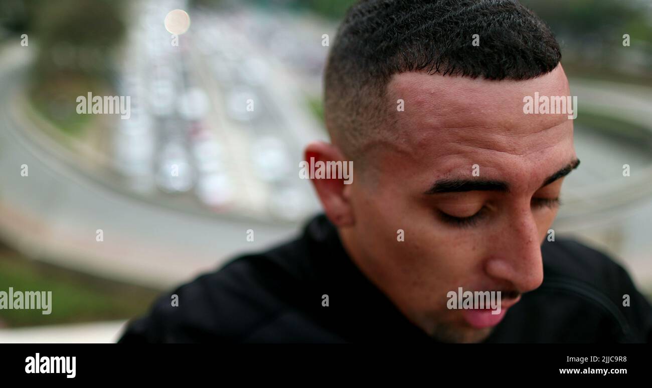 Emotional broken man suffering hi-res stock photography and images - Alamy