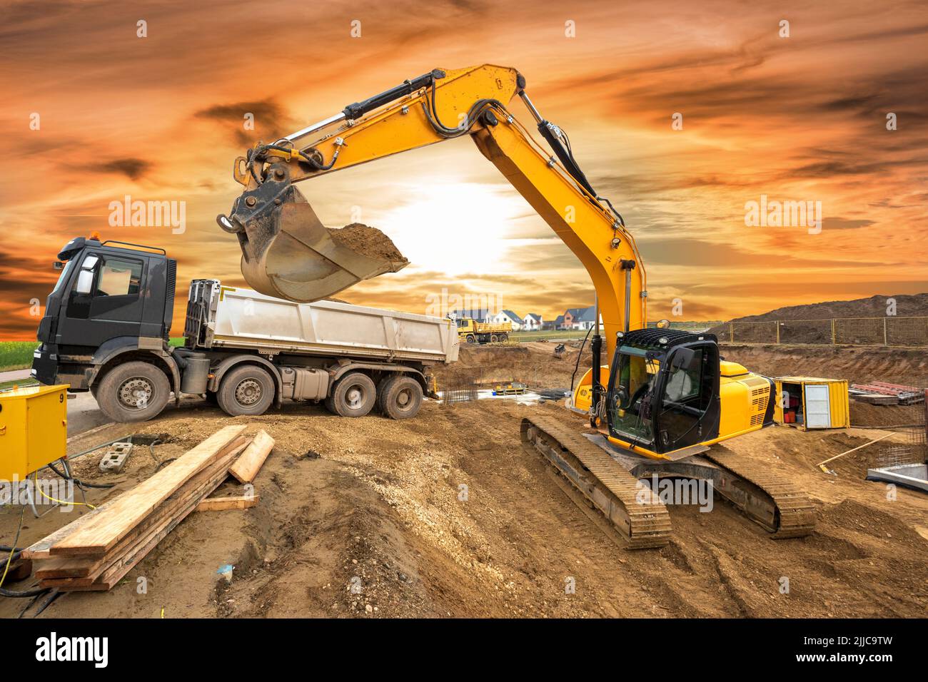 Construction excavation hi-res stock photography and images - Alamy