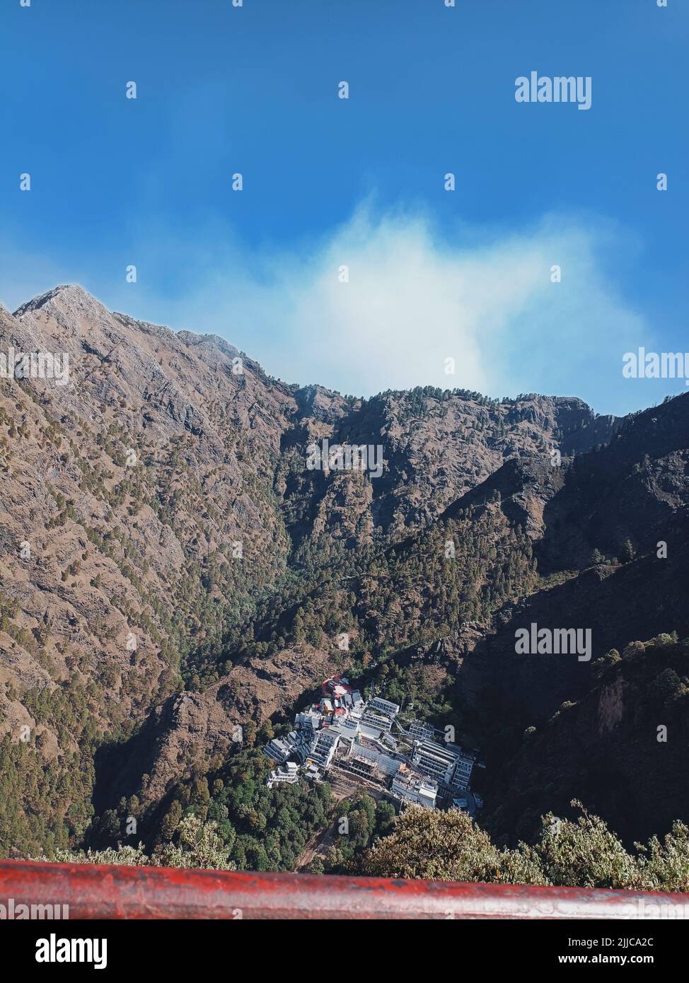 A beautiful shot of a holy cave temple of Mata Vaishno Devi Stock Photo ...