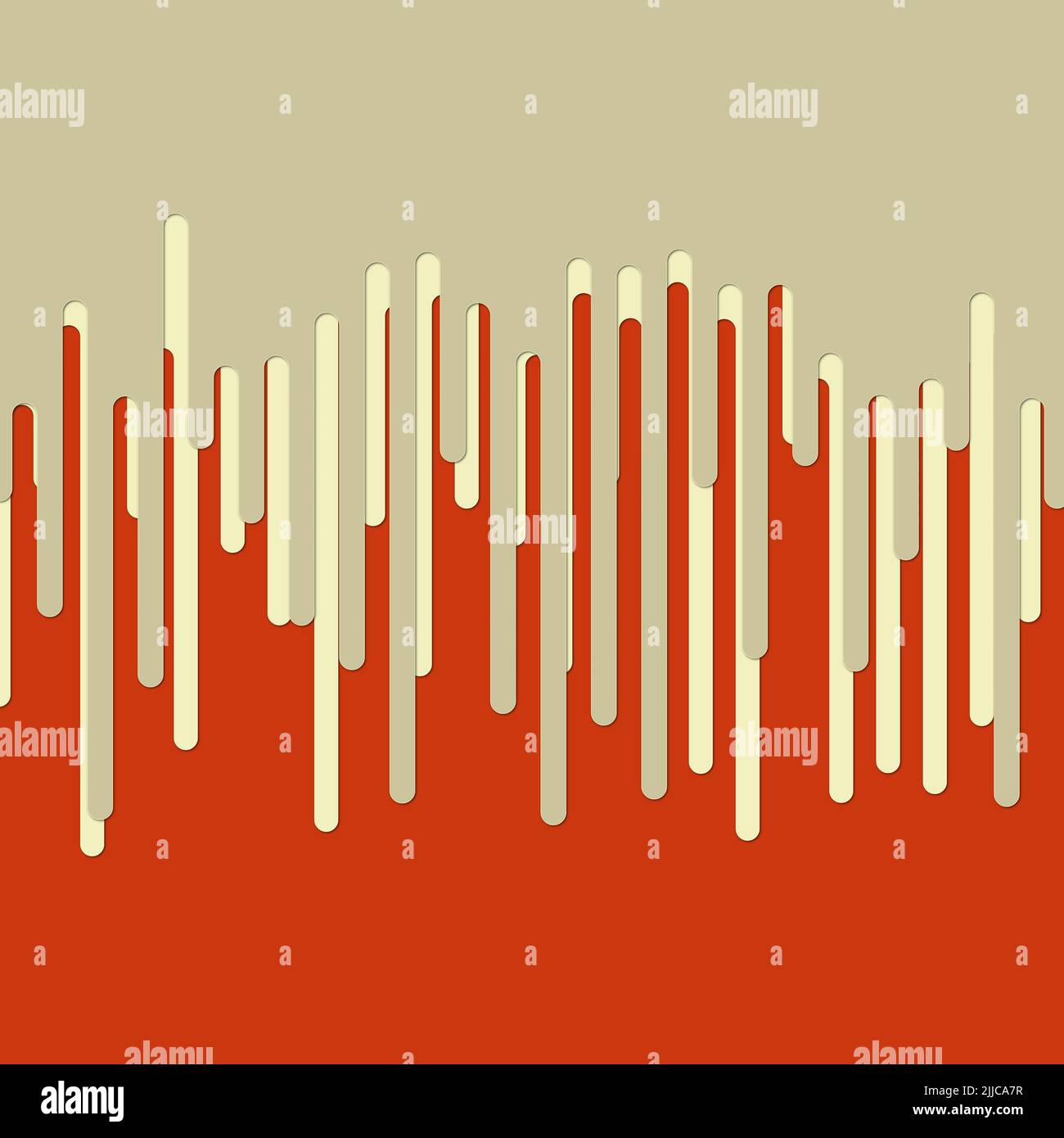 Abstract Rounded paint melting Color Lines and falling drips paint in ...