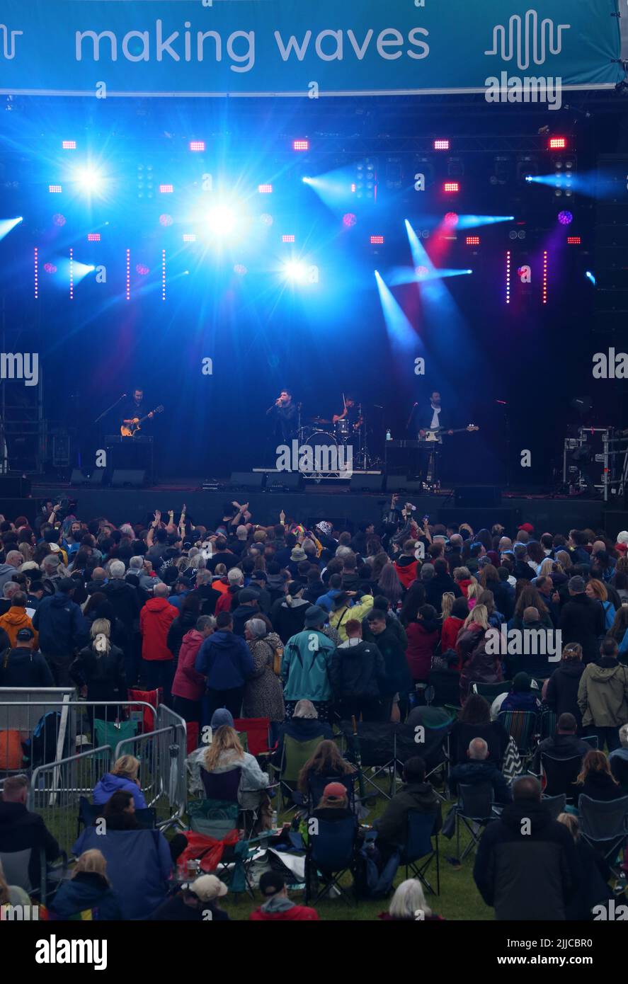 Irvine, Ayrshire, Scotland, UK. The first inaugral concert Making Waves ...