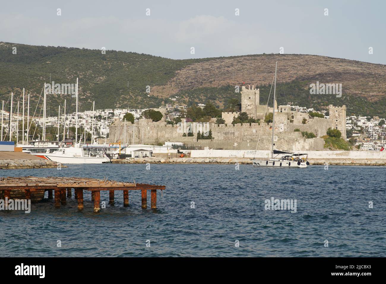 Bodrum Castle in Bodrum Town, Mugla, Turkey Stock Photo - Alamy