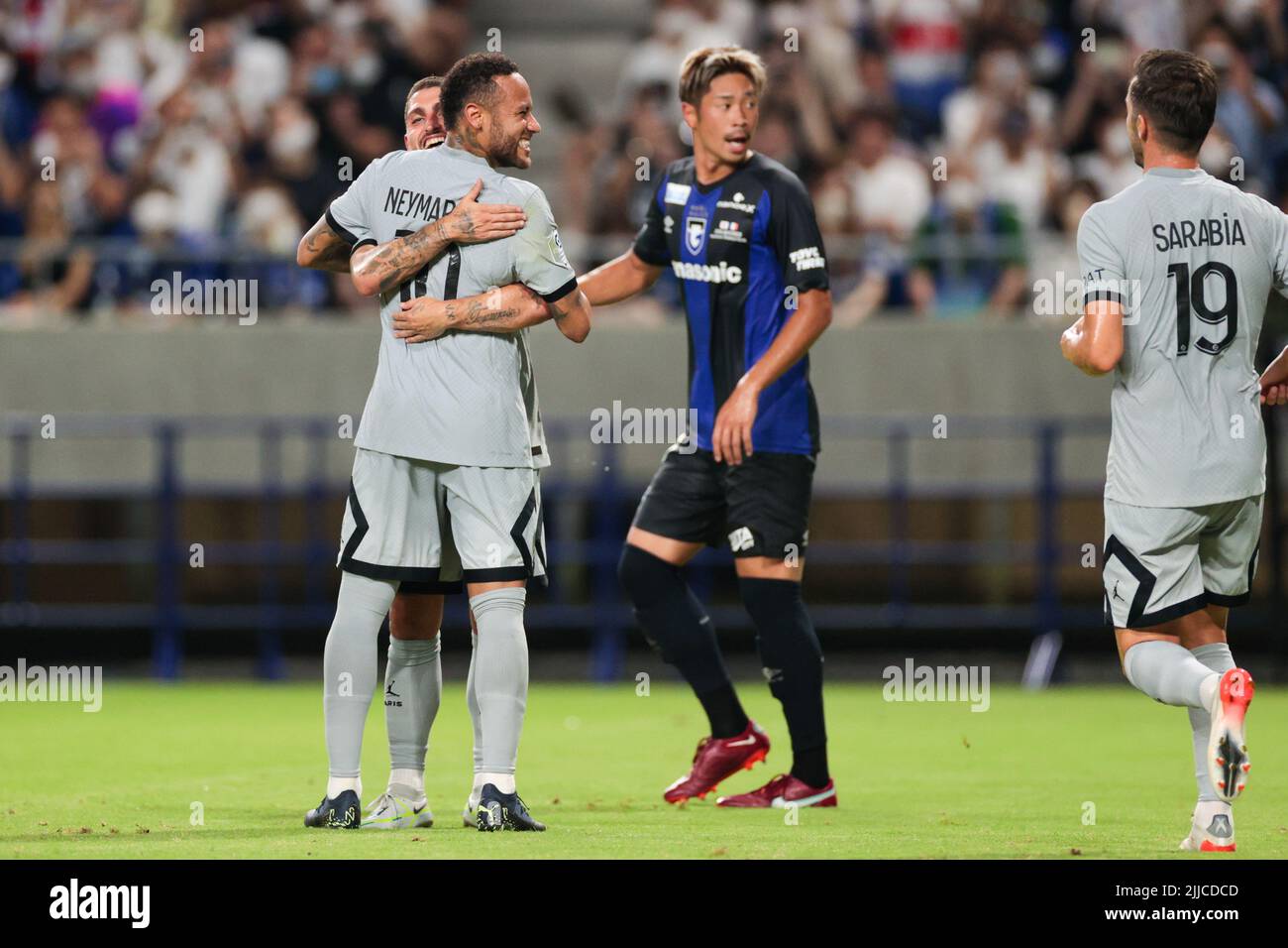 Osaka, Japan. 25th July, 2022. Neymar (PSG) Football/Soccer : PSG Japan ...