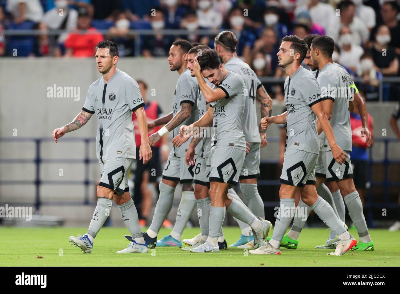 Osaka, Japan. 25th July, 2022. Paris Saint-Germain team group (PSG ...