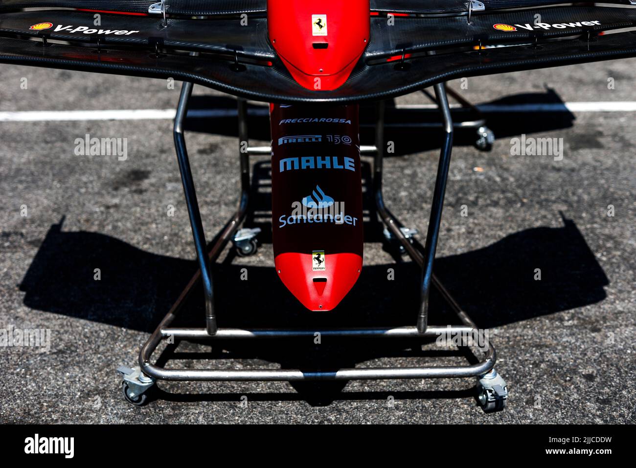 Le Castellet, France. 21st July, 2022. Ferrari F1-75 front wing, F1 ...