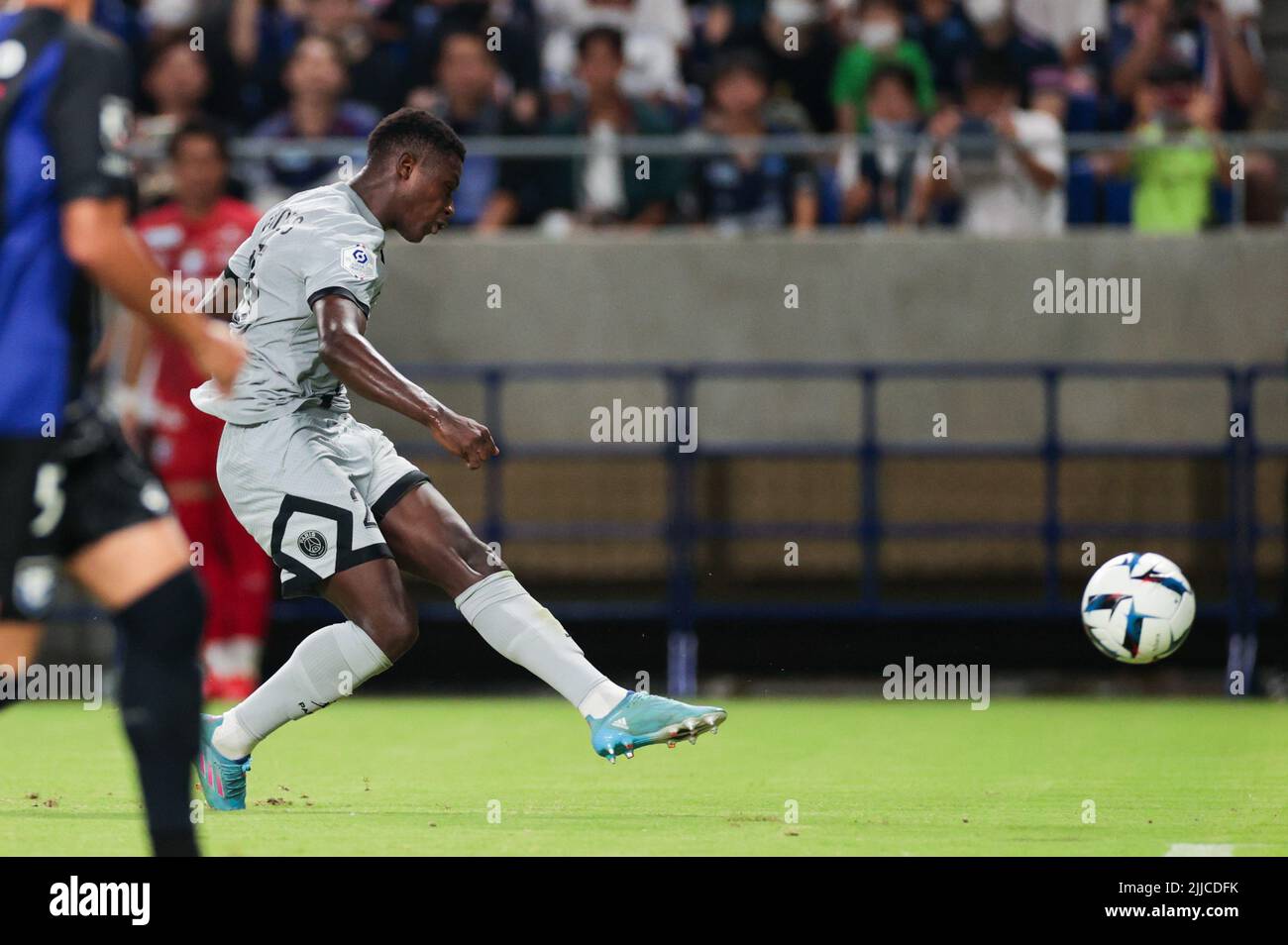 Osaka, Japan. 25th July, 2022. Nuno Mendes (PSG) Football/Soccer : PSG ...