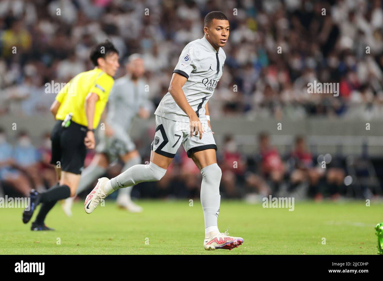 Osaka, Japan. 25th July, 2022. Kylian Mbappe (PSG) Football/Soccer ...