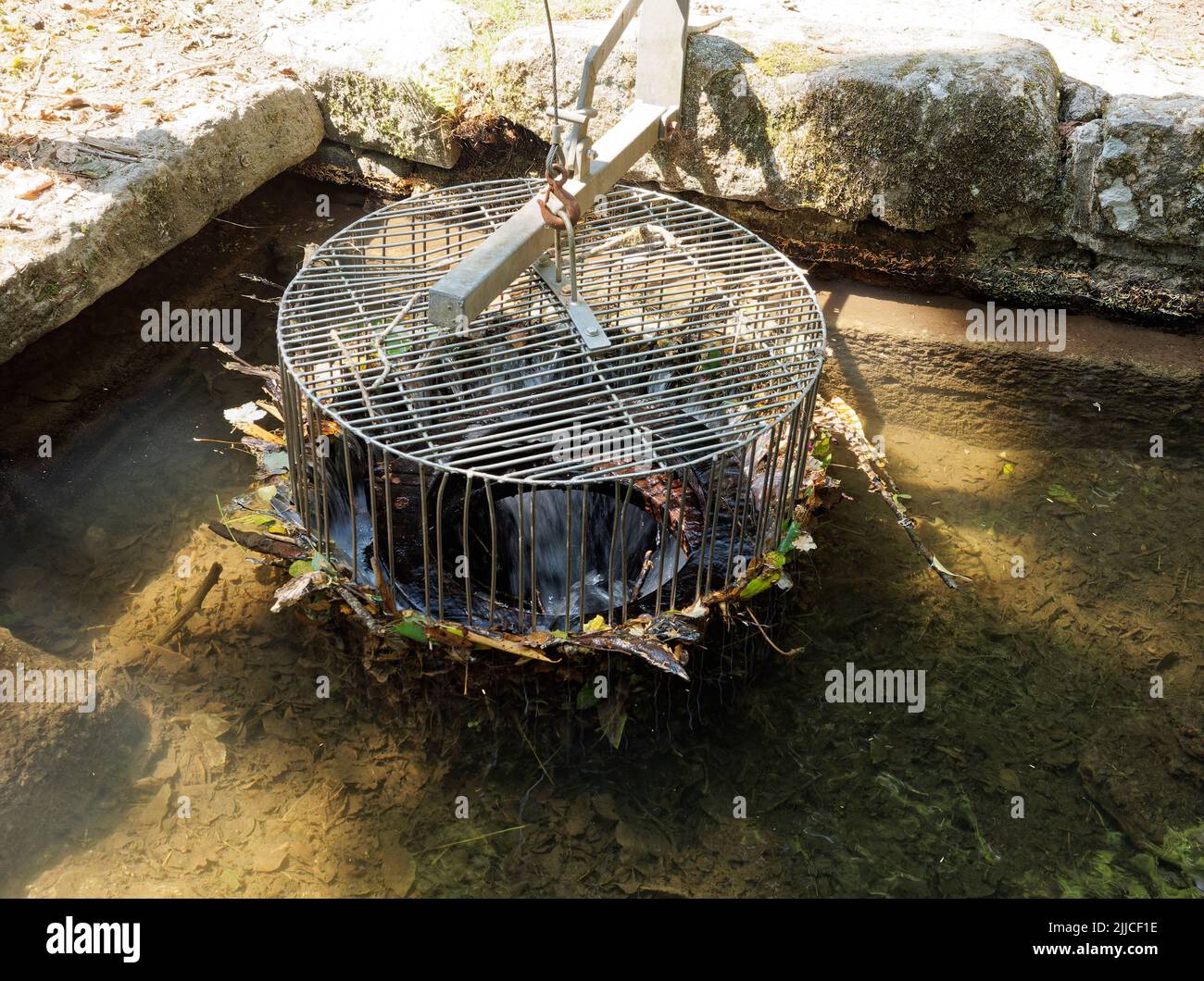 Devonport Leat strainer Stock Photo - Alamy