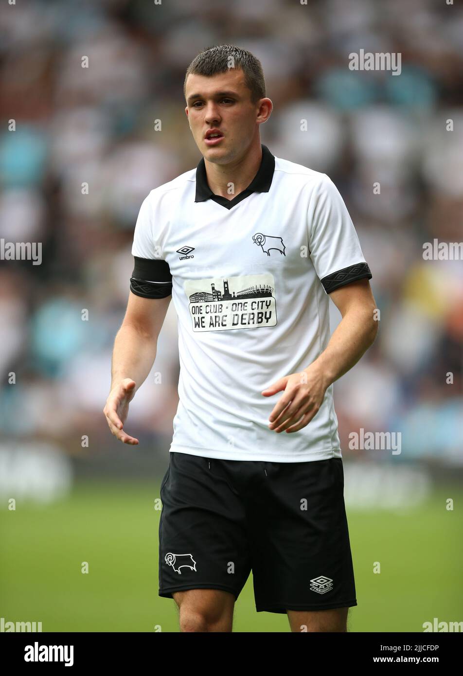 Derby County’s Jason Knight during a pre-season friendly match at Pride ...
