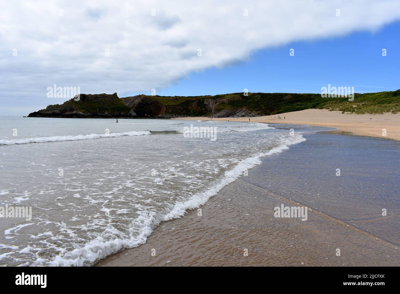 Broadhaven south beach, Stackpole, Pembrokeshire, Wales Stock Photo - Alamy