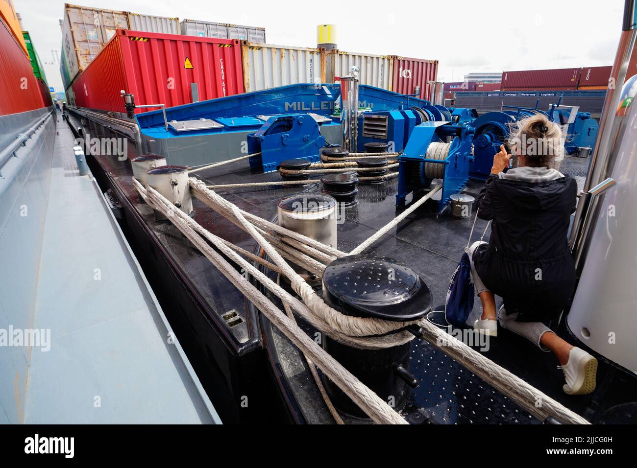 2022-07-25 14:02:23 ROTTERDAM - The ship Millennium 2 of shipping ...