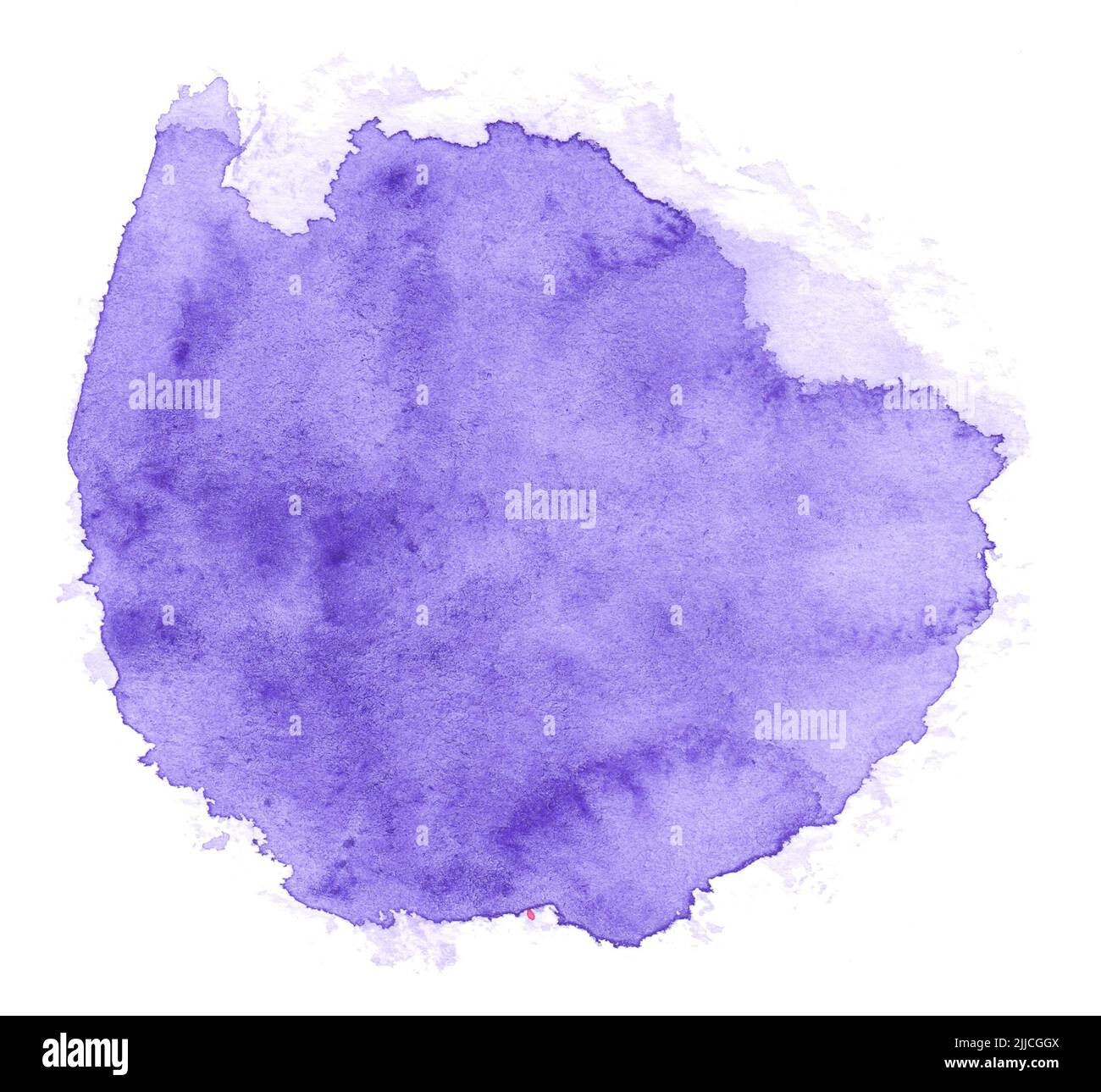 Abstract blue watercolor splash texture isolated on white background ...