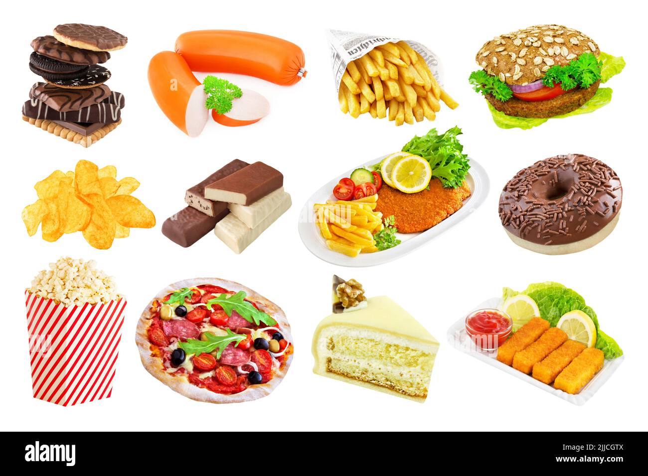 Trans Fats in pizza, fish, sausages, chips, burger and breaded cutlet ...