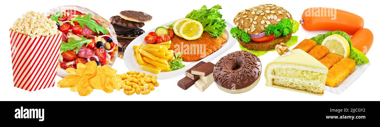 Trans Fats in pizza, fish, sausages, chips, burger, breaded cutlet and ...