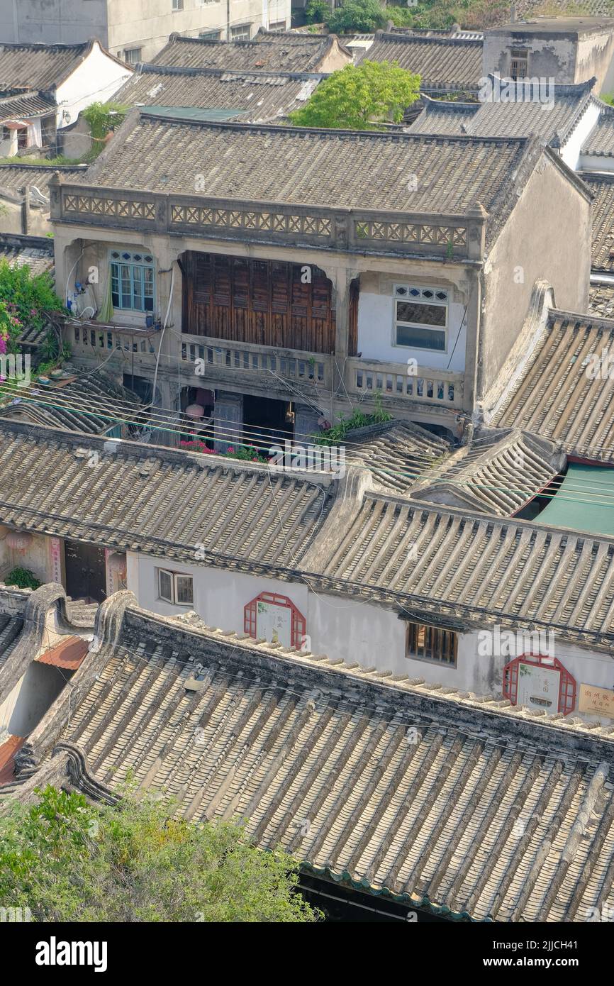 The building roofs in a city Stock Photo - Alamy
