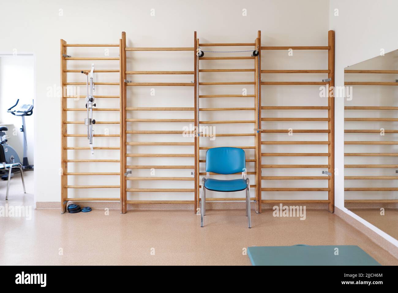 Physiotherapy room in a hospital Stock Photo - Alamy