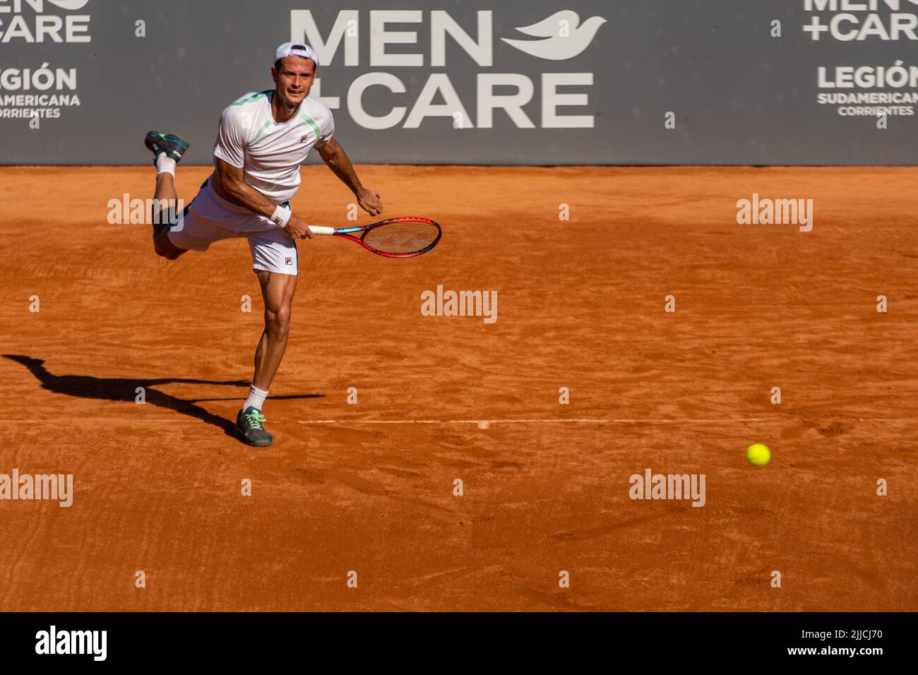 Juan Pablo Ficovich playing an ATP Challenger match Stock Photo - Alamy