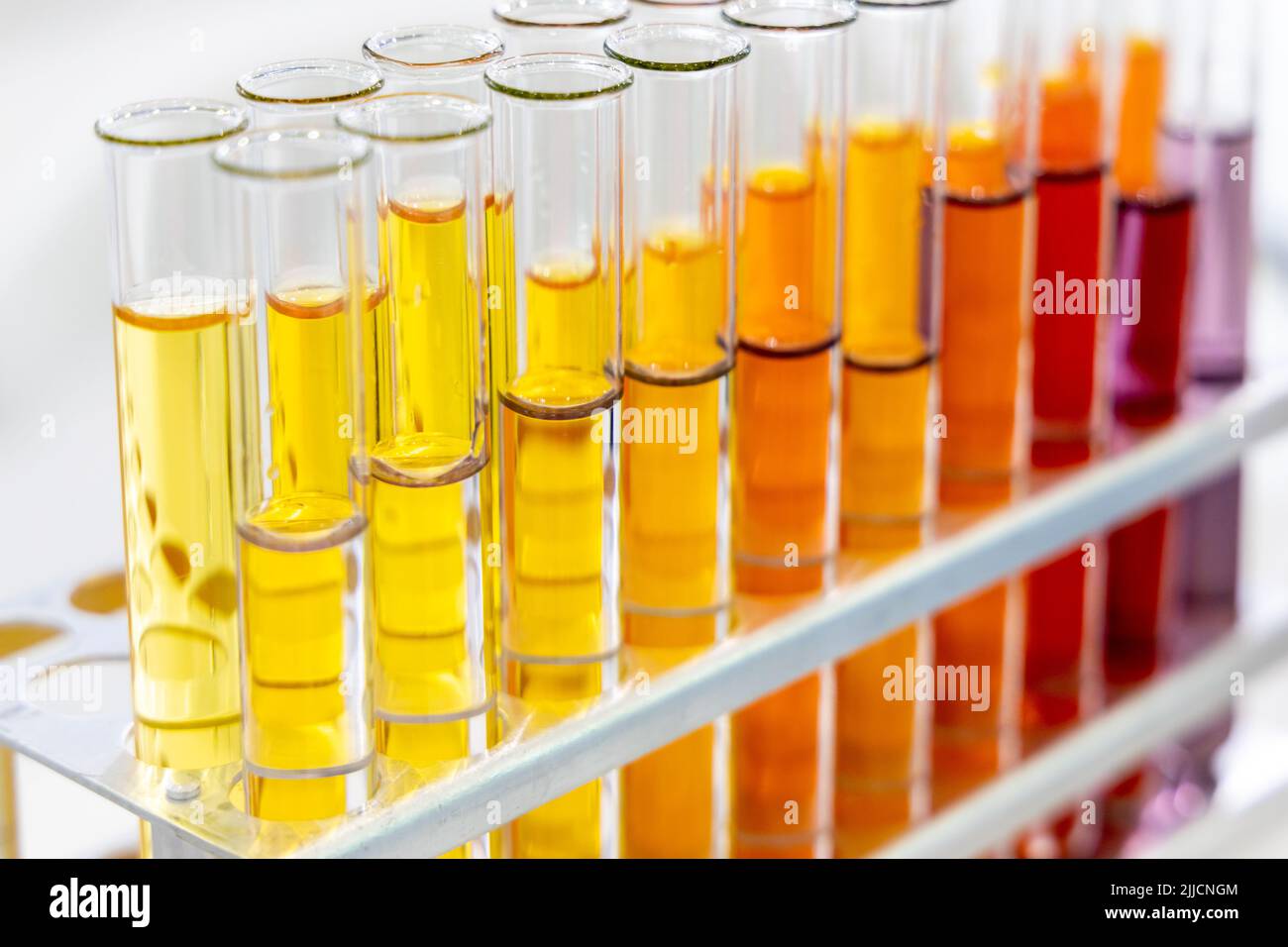 colorful test tubes in a chemical laboratory Stock Photo - Alamy